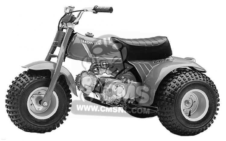 Honda ATC70 1983 (D) USA parts lists and schematics