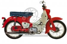 Honda C100 GENERAL EXPORT parts lists and schematics