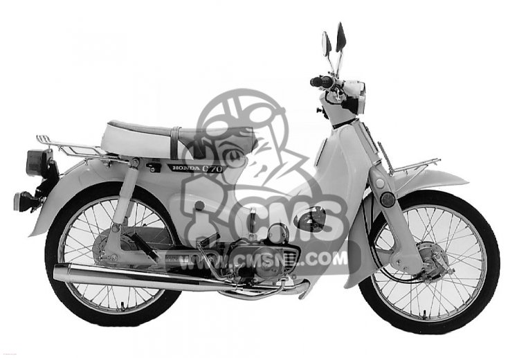 Honda C70 PASSPORT 1980 (A) USA Stücklisten und Schaltpläne