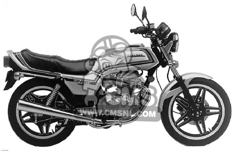 Honda CB400T HAWK 1981 (B) USA parts lists and schematics