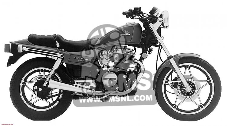 Honda Honda CB450SC NIGHTHAWK 1986 (G) USA CALIFORNIA onderdelenlijsten ...