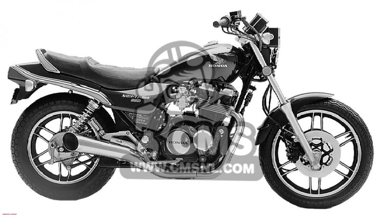 Honda CB650SC NIGHTHAWK 1985 (F) USA parts lists and schematics