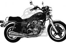 Honda CB750C 750 CUSTOM 1980 (A) USA parts lists and schematics