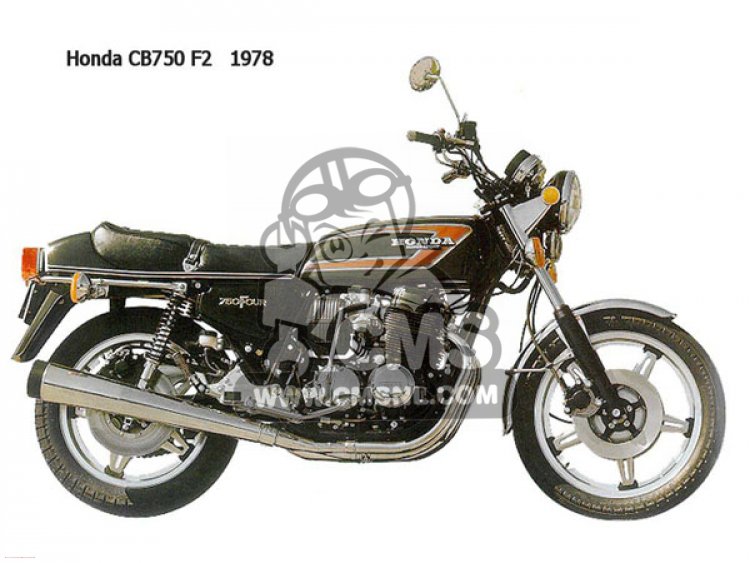 Honda CB750F2 SUPER SPORT GENERAL EXPORT MPH HANDLE PIPE - TOP BRIDGE ...