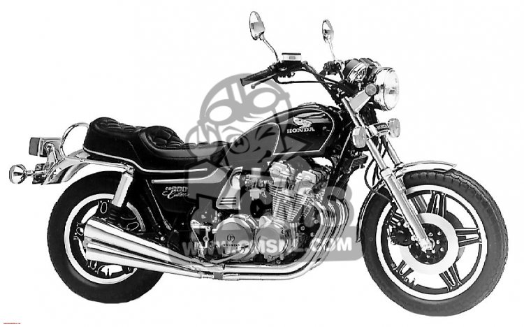 Honda CB900C 900 CUSTOM 1980 (A) USA parts lists and schematics