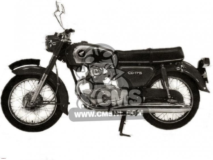 Honda CD175 A5 ENGLAND parts lists and schematics