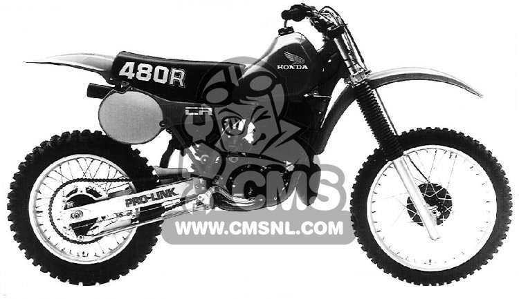 Honda CR480 parts: order spare parts online at CMSNL
