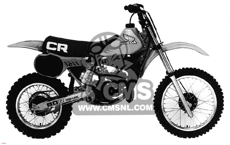 Honda CR80R 1983 (D) USA parts lists and schematics