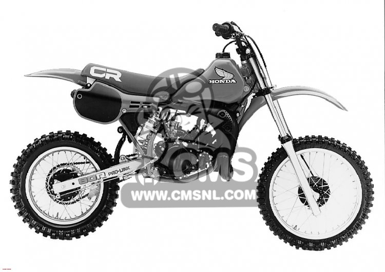 Honda CR80R 1984 (E) USA parts lists and schematics