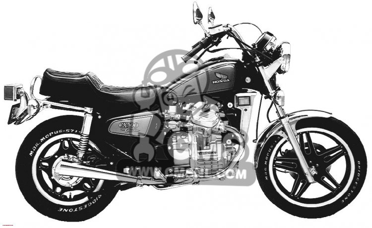 Honda CX500C CUSTOM 1982 (C) USA Elenco parti e schemi del modello