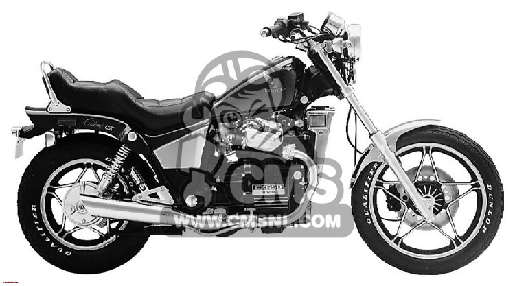 Honda CX650C CUSTOM 1983 (D) USA parts lists and schematics