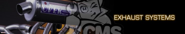 Over Racing EXHAUST SYSTEMS parts lists and schematics