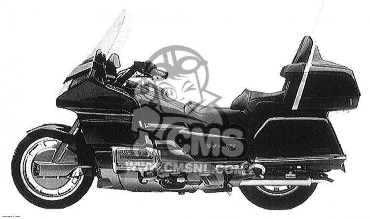 Honda GL1500 GOLDWING 1989 (K) USA CALIFORNIA parts lists and schematics