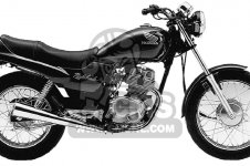 Honda CB250 NIGHTHAWK 1992 (N) USA parts lists and schematics