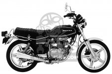Honda CB400TII HAWKII 1979 (Z) USA parts lists and schematics