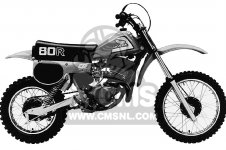 Honda CR80R 1981 (B) USA parts lists and schematics