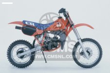 Honda CR80R 1987 (H) EUROPEAN DIRECT SALES parts lists and schematics