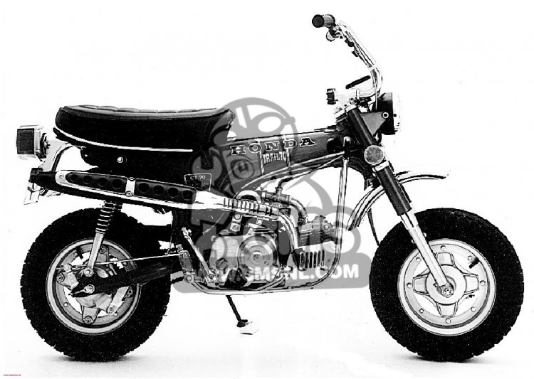 Honda CT70 TRAIL 70 1972 CT70K1 USA information