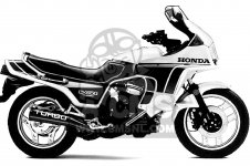 Honda CX650T TURBO 1983 (D) USA parts lists and schematics