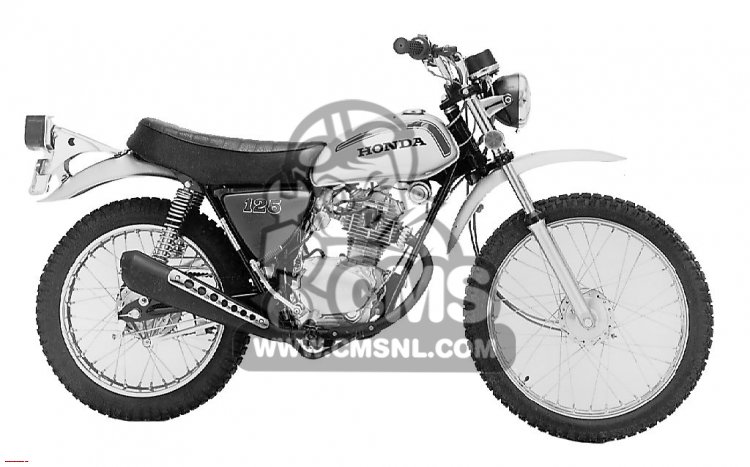 Honda SL125 MOTOSPORT 1973 K2 USA information