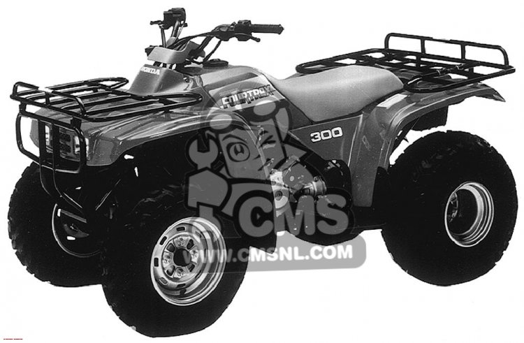 Honda TRX300 FOURTRAX 300 1991 (M) USA information