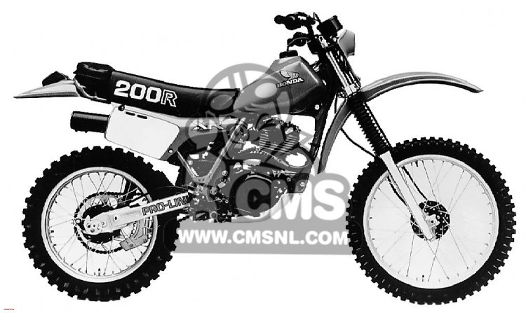 Honda XR200R 1982 (C) USA information