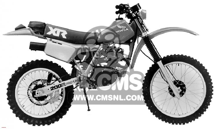 Honda XR200R 1983 (D) USA information
