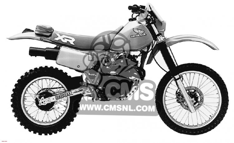 Honda XR350R 1984 (E) USA information