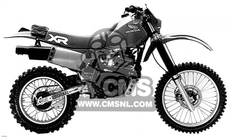 Honda XR500R 1984 (E) USA information