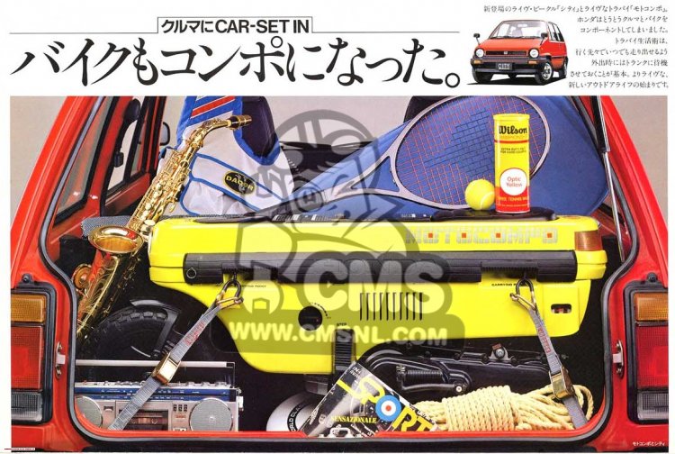 Honda NCZ50 MOTOCOMPO 1981 (B) SWITZERLAND parts lists and schematics