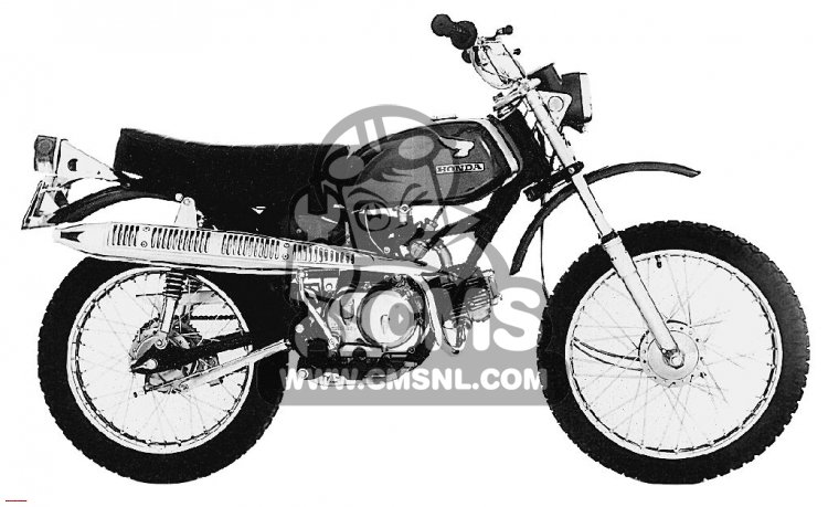 Honda SL90 MOTOSPORT 1969 USA parts lists and schematics