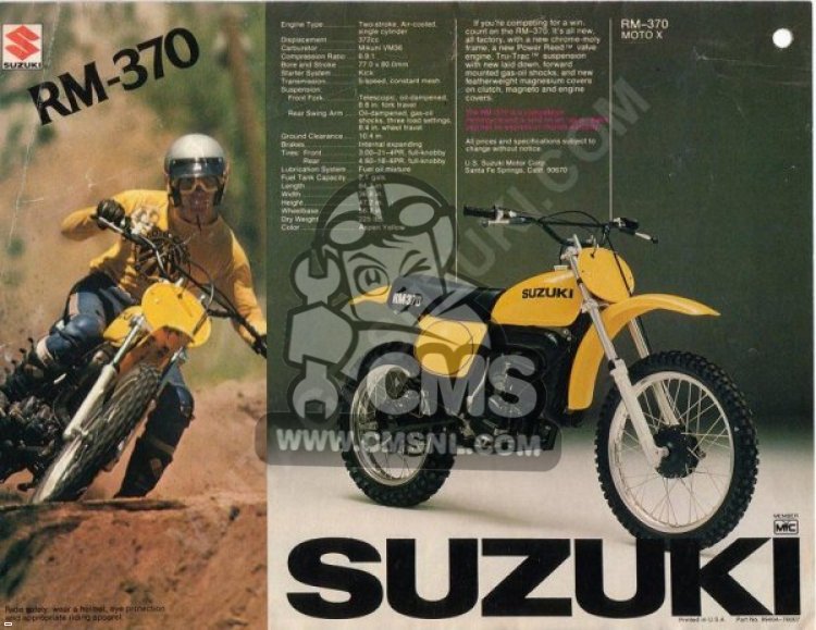 Suzuki RM370 information