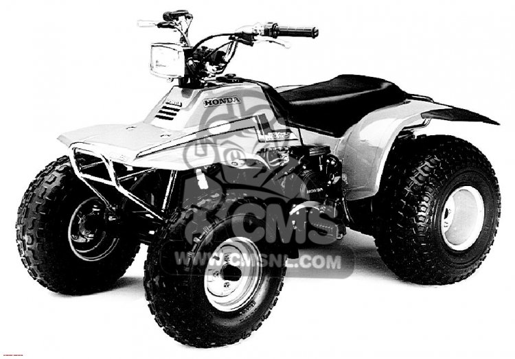 Honda TRX125 FOURTRAX 125 1985 (F) USA parts lists and schematics