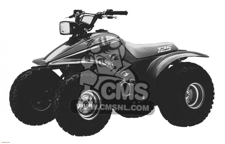 Honda TRX125 FOURTRAX 125 1988 (J) USA parts lists and schematics