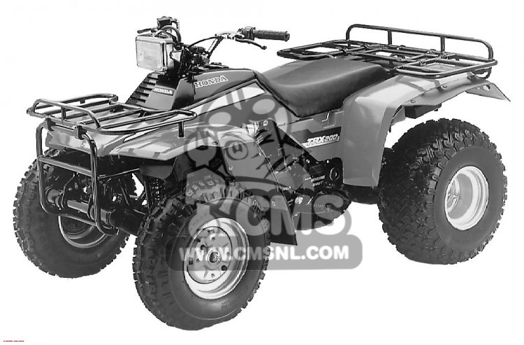 Honda TRX200 FOURTRAX 200 1984 (E) USA parts lists and schematics