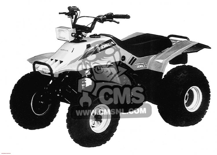 Honda TRX200SX FOURTRAX 200SX 1986 (G) USA Stücklisten und Schaltpläne