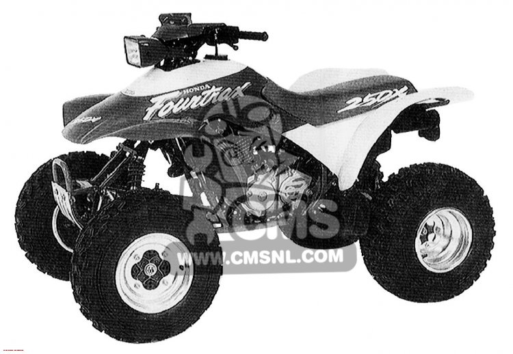 Honda TRX250X FOURTRAX 250X 1991 (M) USA MANUALS - buy MANUALS spares ...