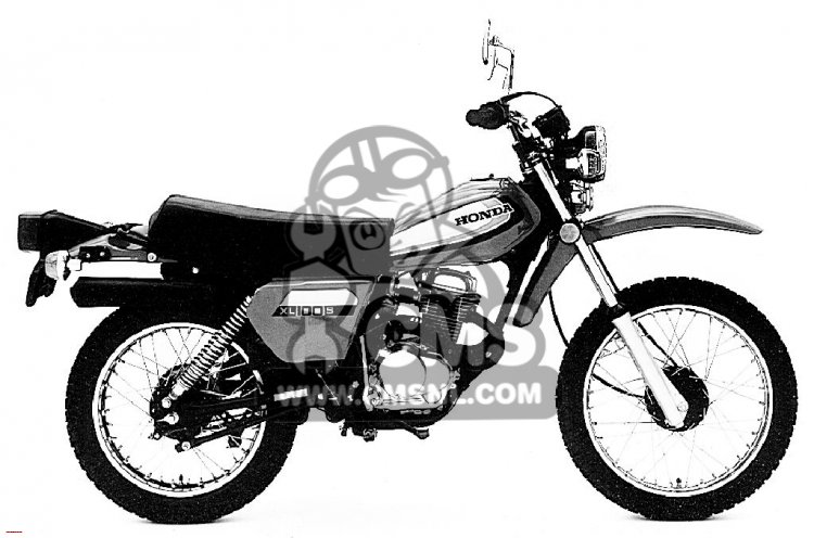 Honda XL100S 1979 (Z) USA SPEEDOMETER / HORN 79-80 - CHART ...