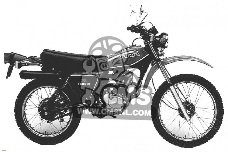 Honda XL185S 1981 (B) USA parts lists and schematics