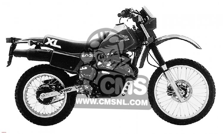 Honda XL600R 1983 (D) USA parts lists and schematics