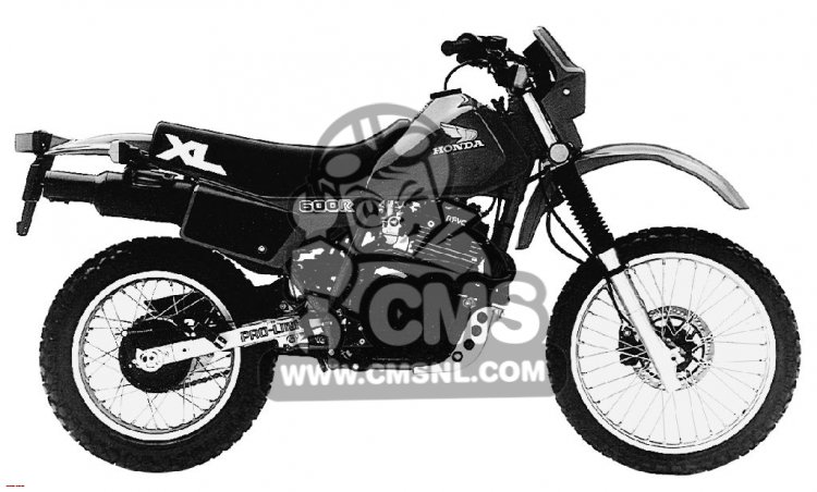 Honda XL600R 1984 (E) USA parts lists and schematics