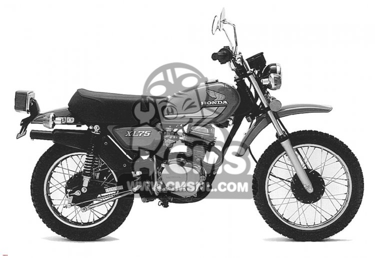 Honda XL75 1978 USA parts lists and schematics