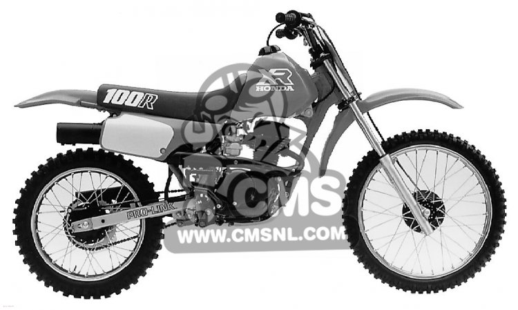 Honda XR100R 1986 (G) USA parts lists and schematics