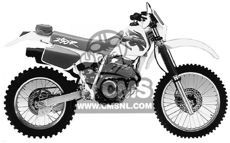 Honda XR250R 1993 (P) USA parts lists and schematics