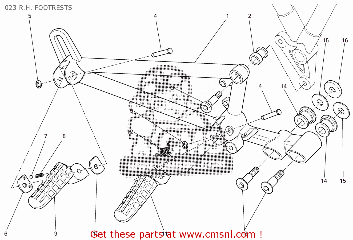 DAMPER for SCGT1000 2010 USA (SPORTCLASSIC GT 1000) 9151-2981B - order ...