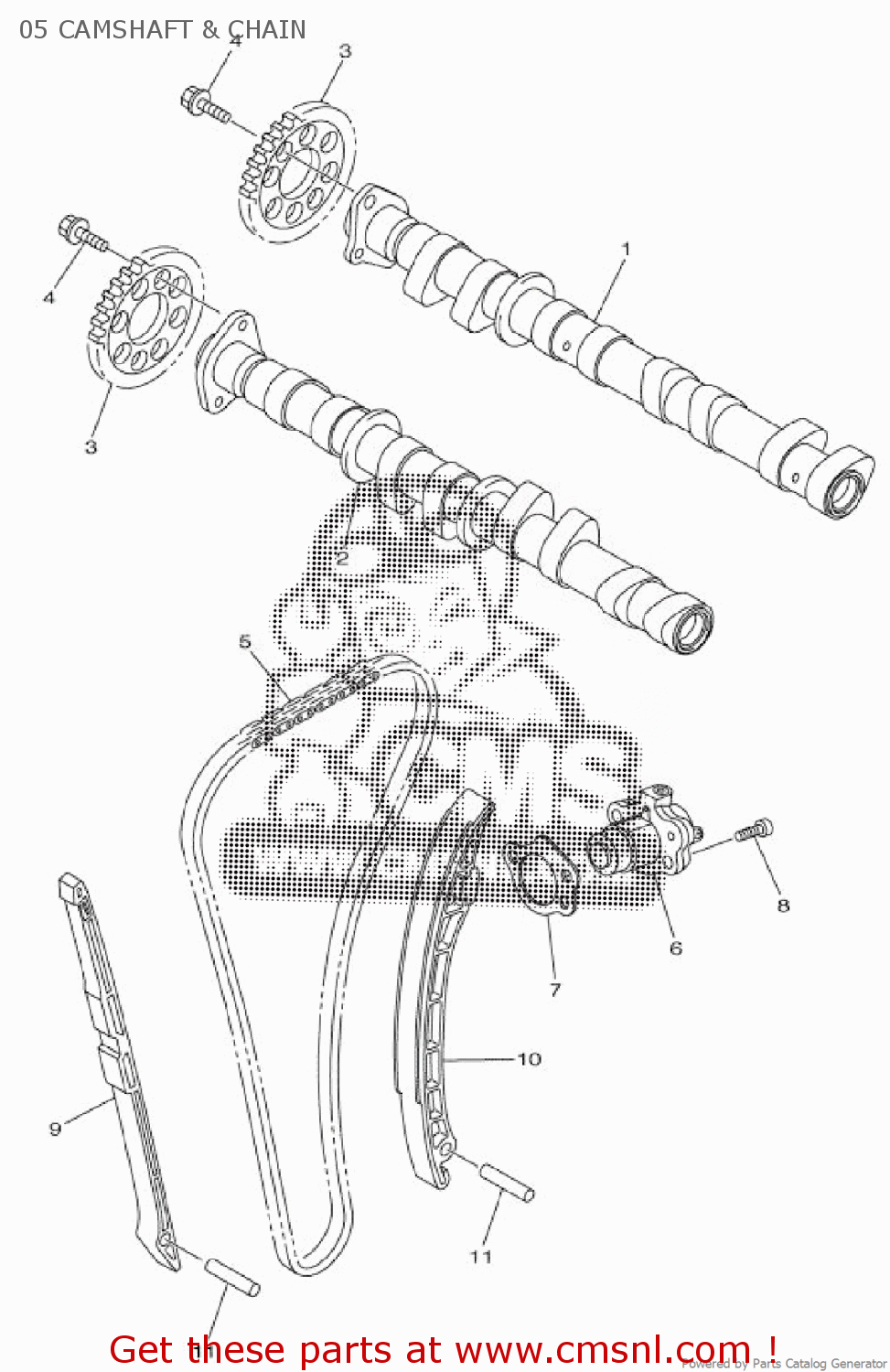 14B1221002: Tensioner Assy, Cam Chain Yamaha - buy the 14B-12210-02 at ...