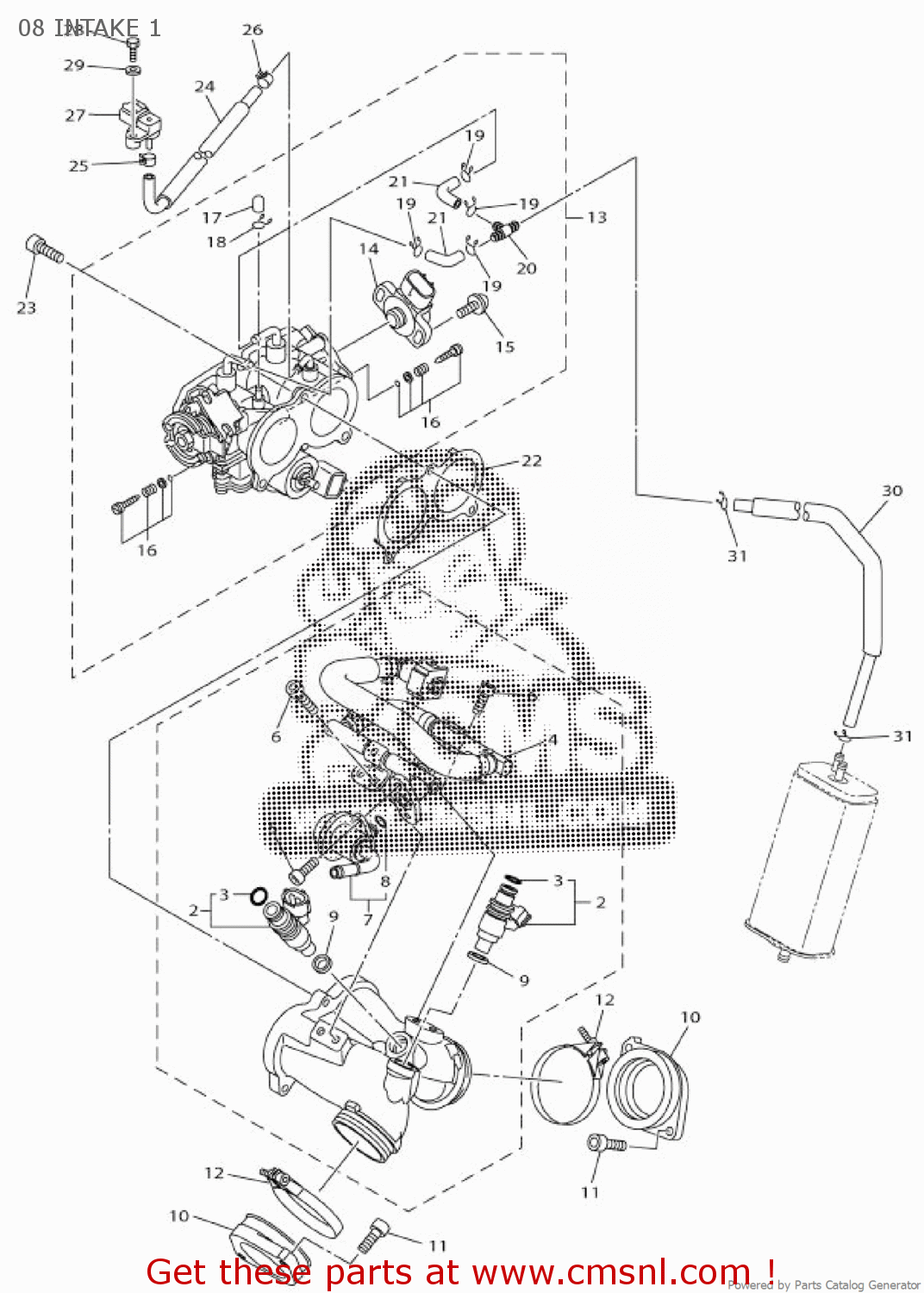 BS51446500: Pipe Yamaha - buy the BS5-14465-00-00 at CMSNL