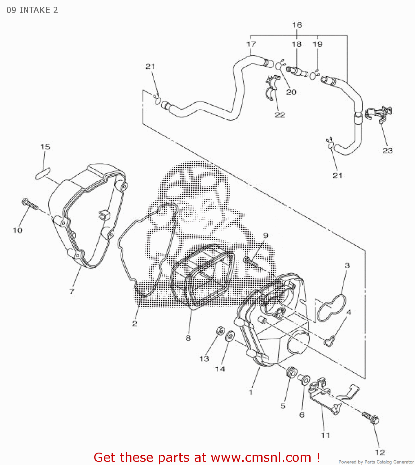 5S71116600: Pipe, Breather 1 Yamaha - buy the 5S7-11166-00-00 at CMSNL