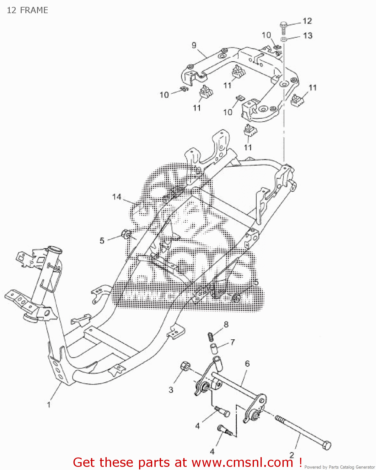 9010108X08: Bolt Yamaha - buy the 90101-08X08 at CMSNL