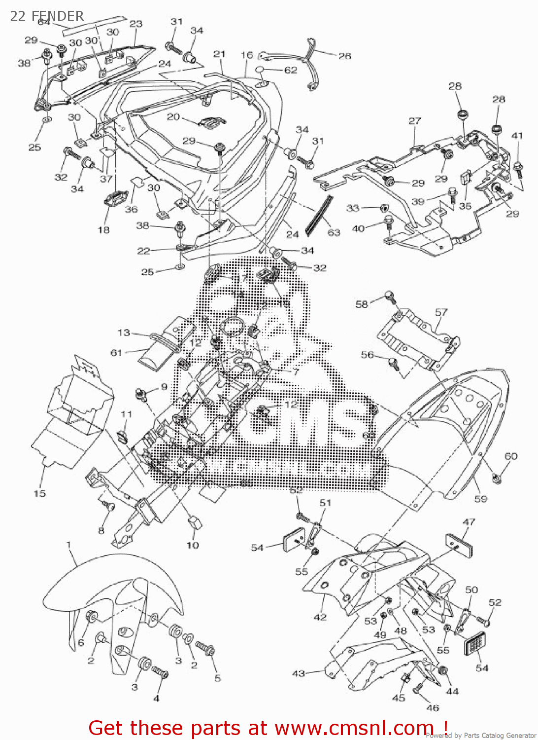 1CA2165C10: Graphic, 1 Yamaha - buy the 1CA-2165C-10 at CMSNL